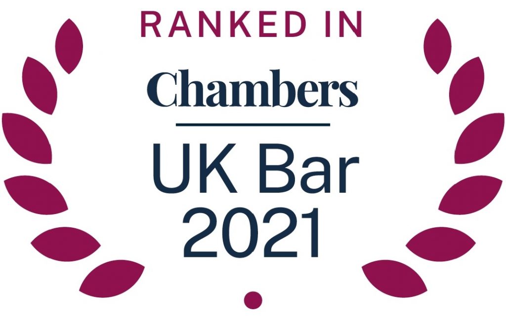 1KBW Ranked in Chambers & Partners UK Bar, 2021 | 1KBW